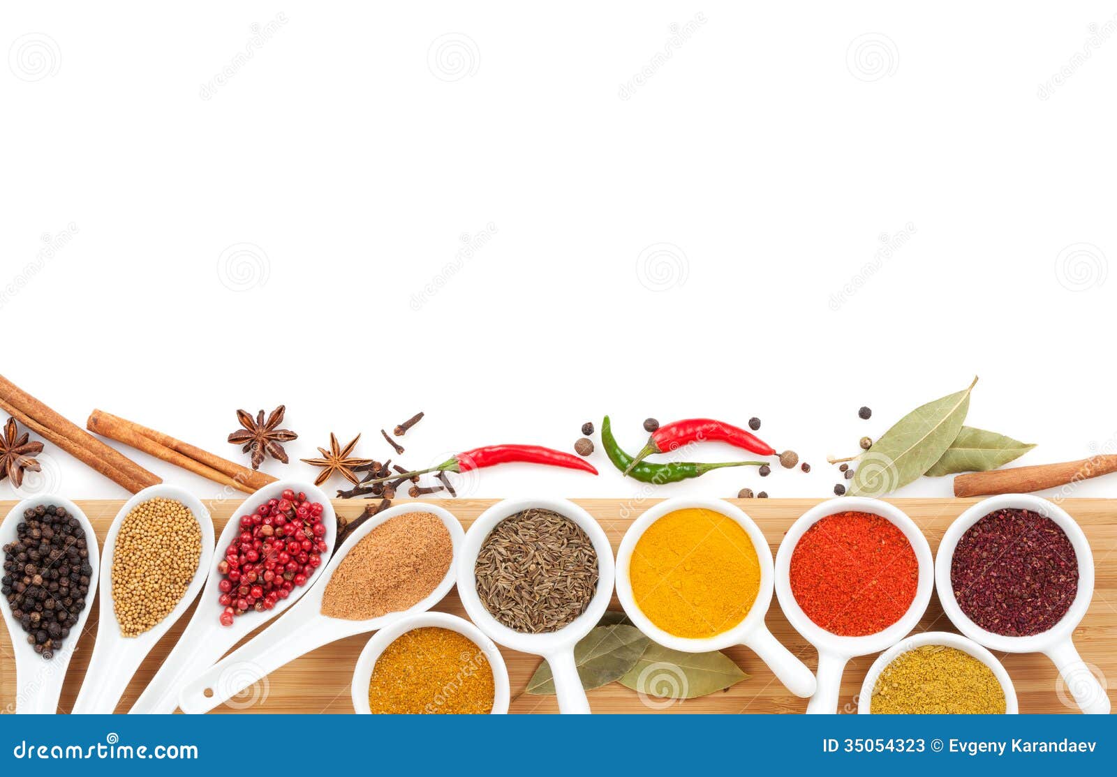 Various spices selection stock image. Image of macro - 35054323