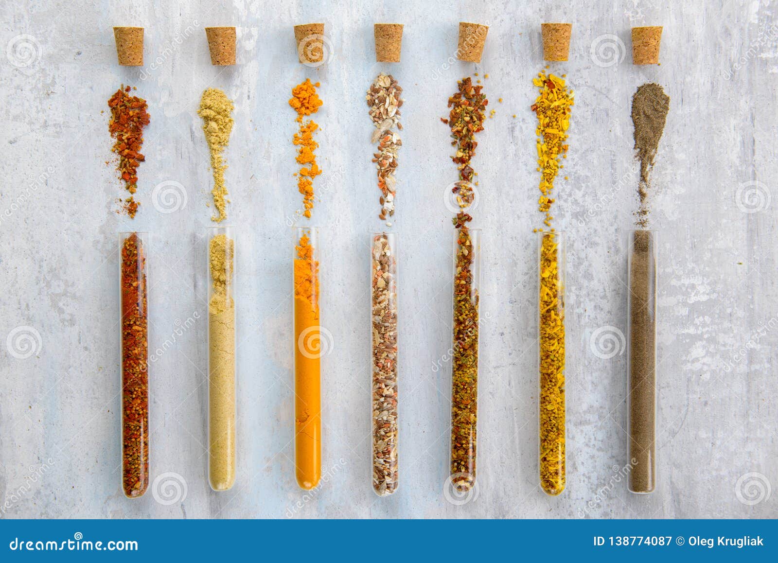 Various Spices on the Table Stock Image - Image of homemade, fresh ...