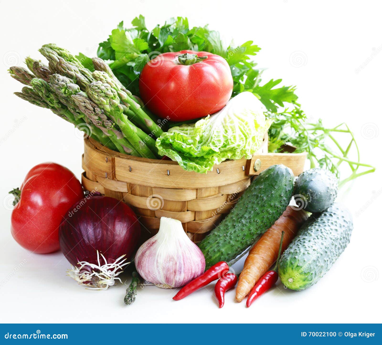 Various spring vegetables stock photo. Image of vegetarian - 70022100