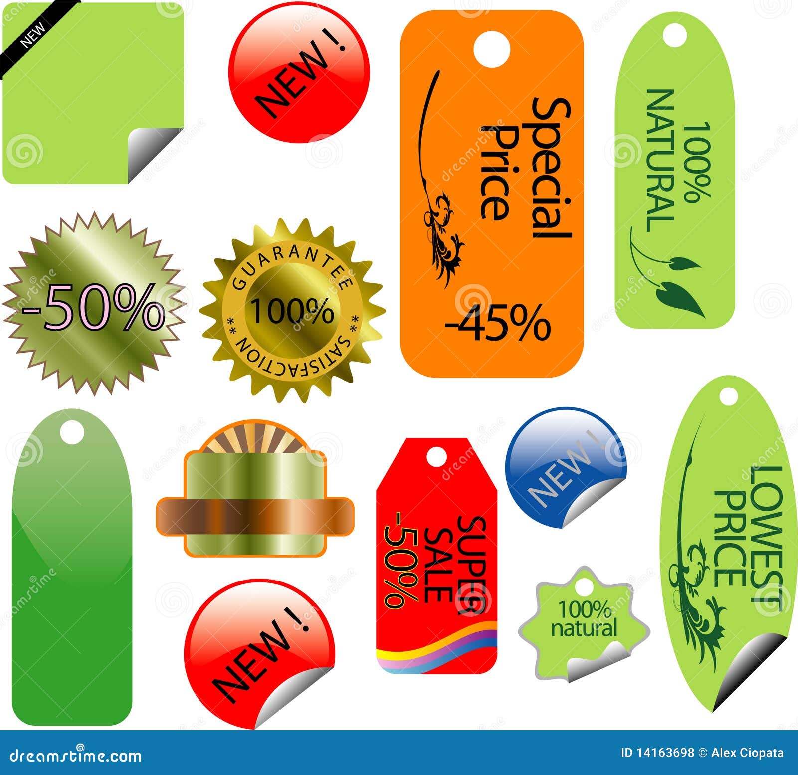 Various Stickers Stock Illustrations – 4,446 Various Stickers Stock ...