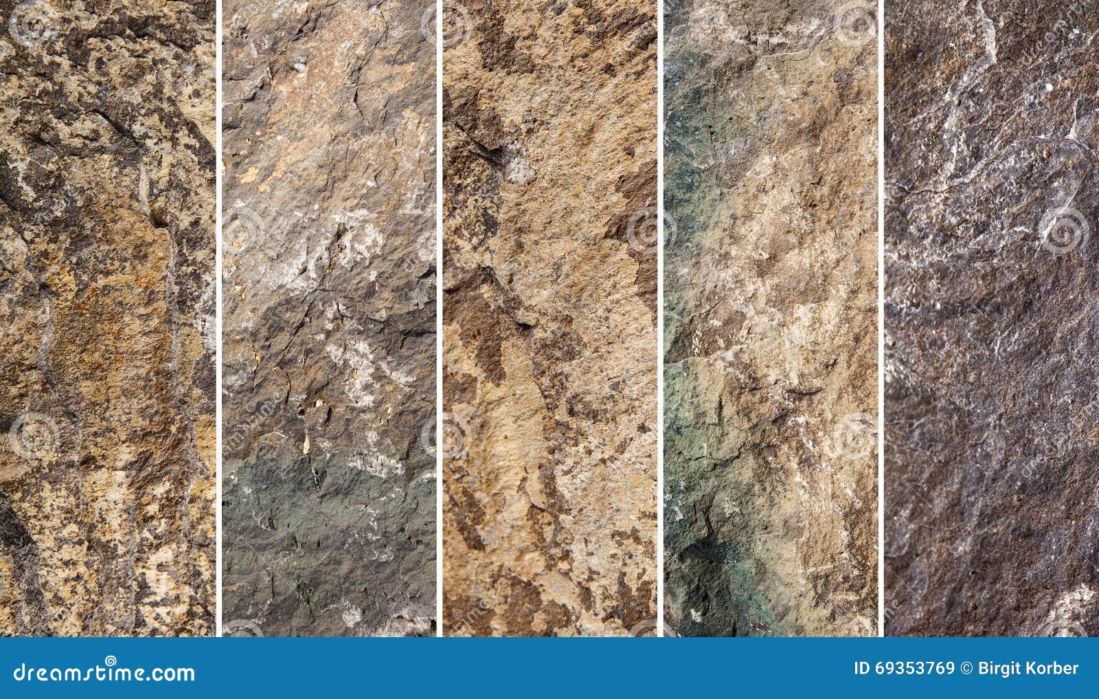 Various Stone Structures for Overview Stock Image - Image of rough ...