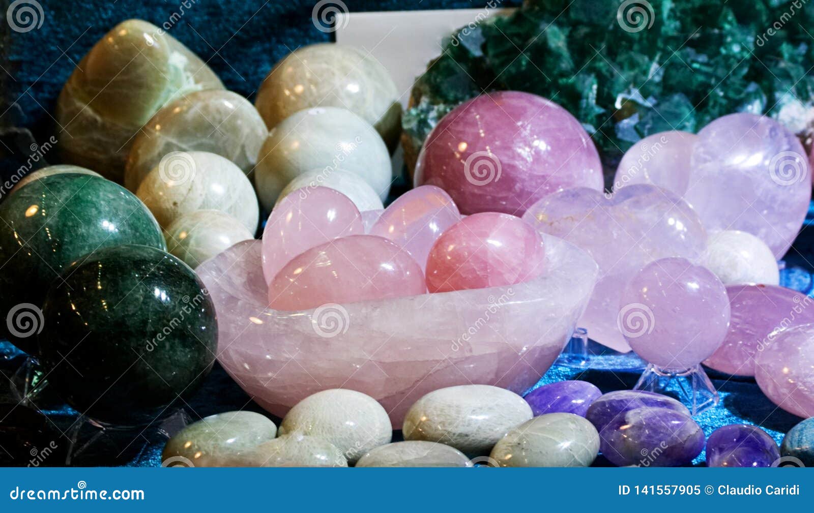 Various Stones, Minerals, Crystals Stock Image - Image of health ...