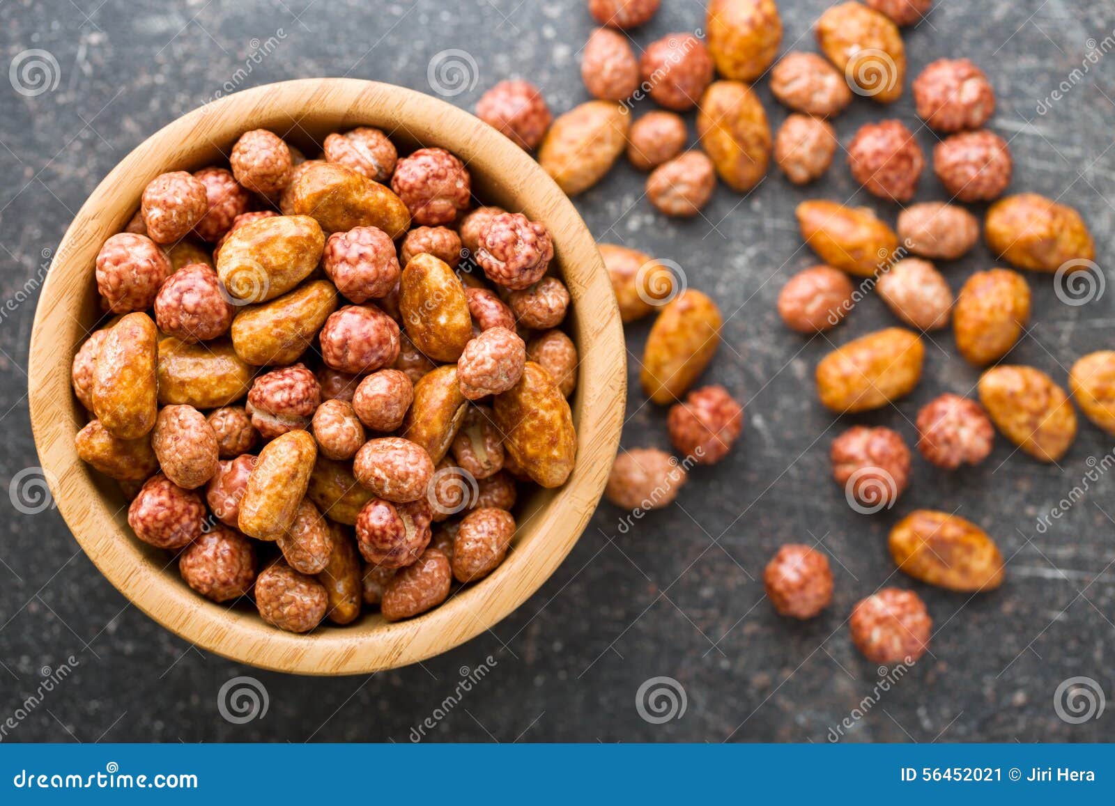 Various sugared nuts stock image. Image of candy, homemade - 56452021