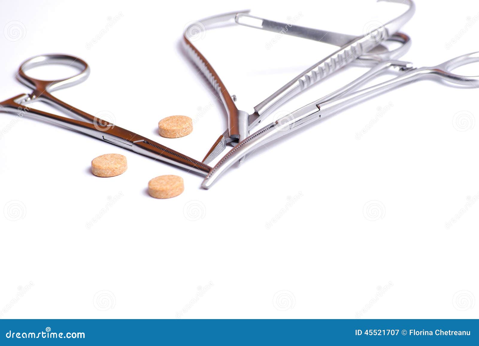 Various Surgical Instruments Handle Stock Image - Image of pincers ...