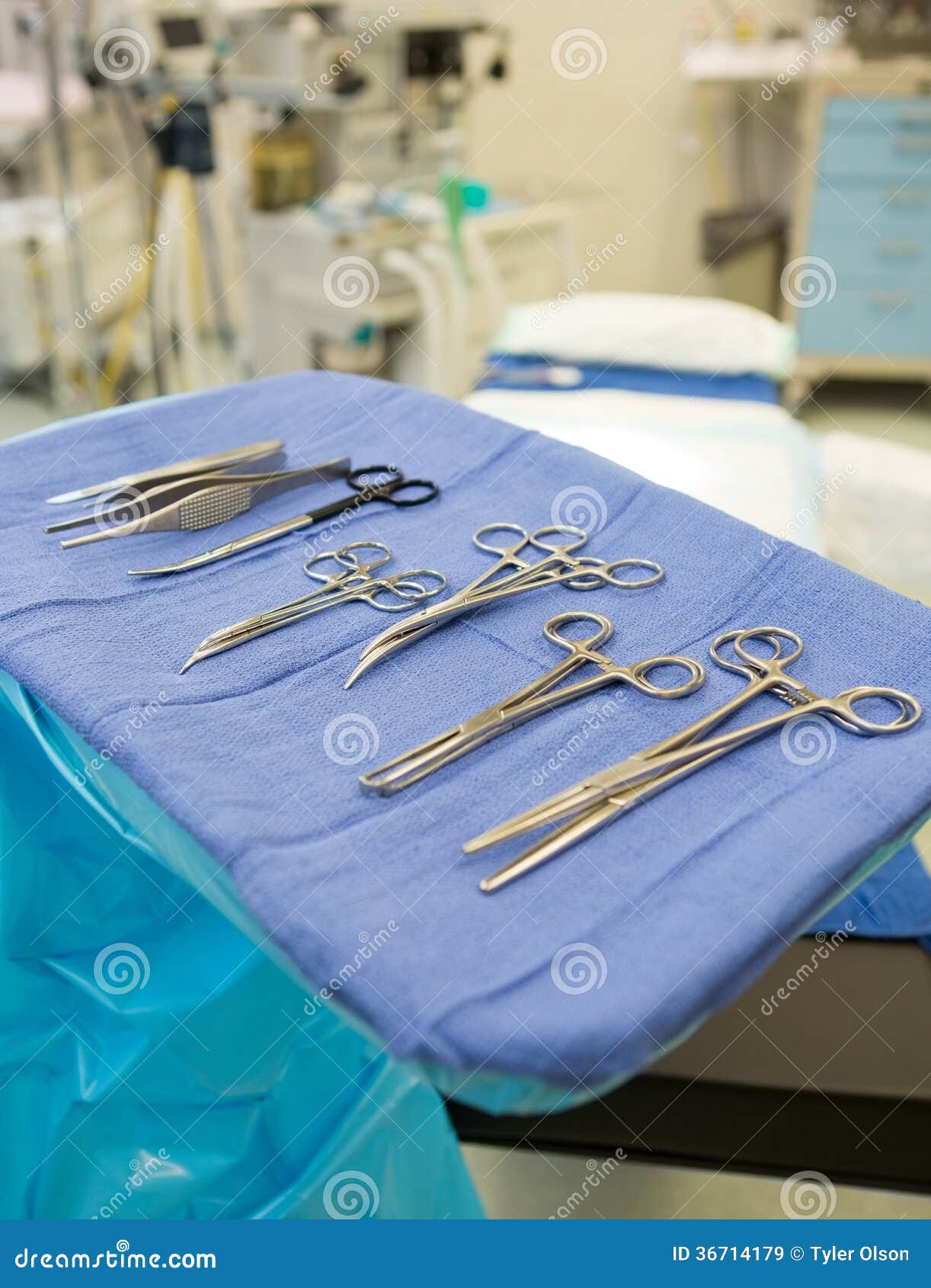 Various Surgical Tools stock image. Image of hospital - 36714179