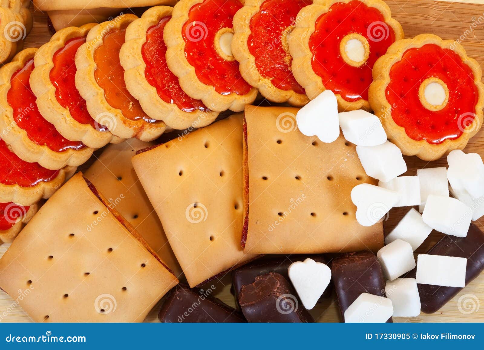 Various sweets stock image. Image of baked, jellies, snack - 17330905