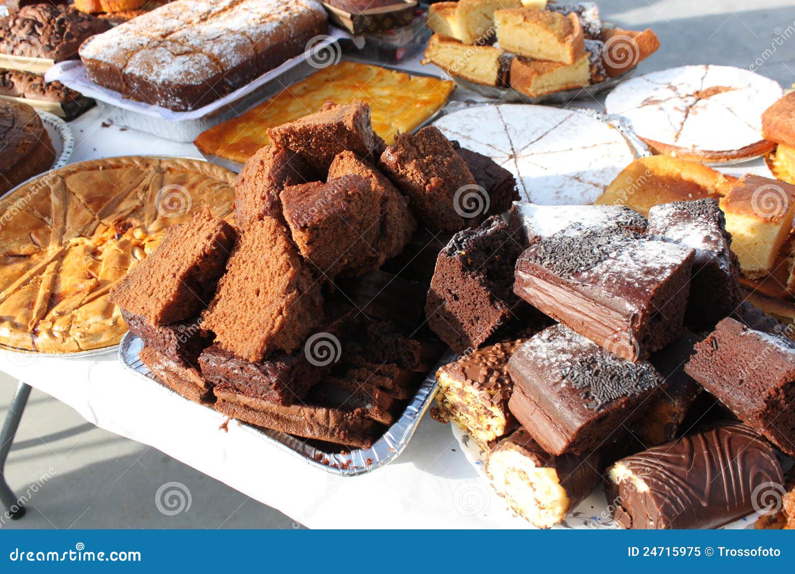 Various sweets stock image. Image of store, counter, gourmet - 24715975