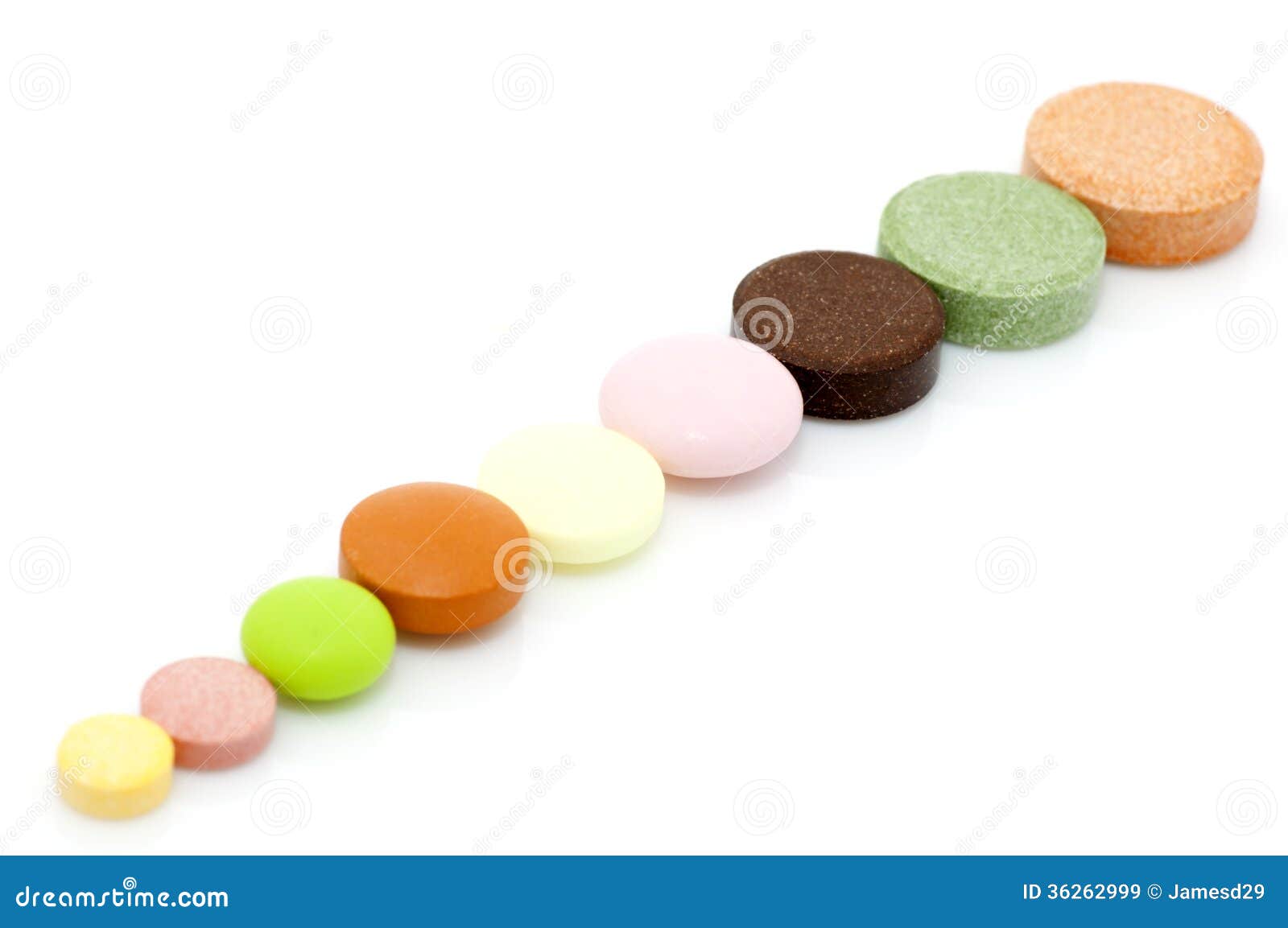 Various tablets in row stock image. Image of tablet, close - 36262999