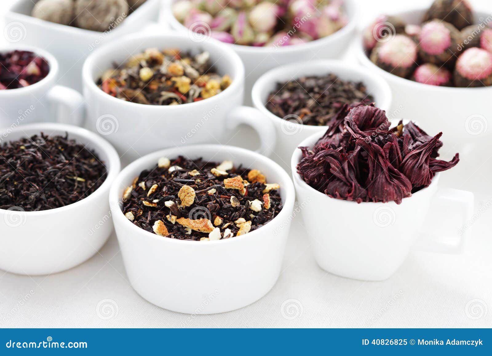 Various tea stock image. Image of antioxidant, green - 40826825