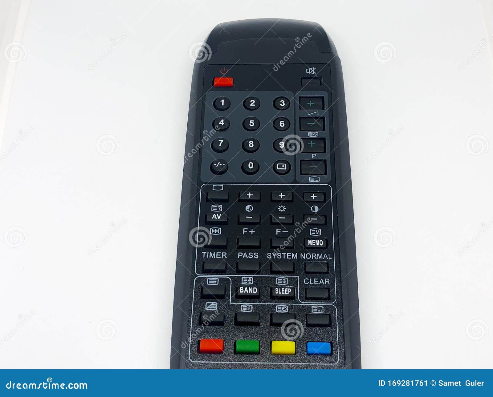 Various Television Remote Control, Stock Illustration - Illustration of ...