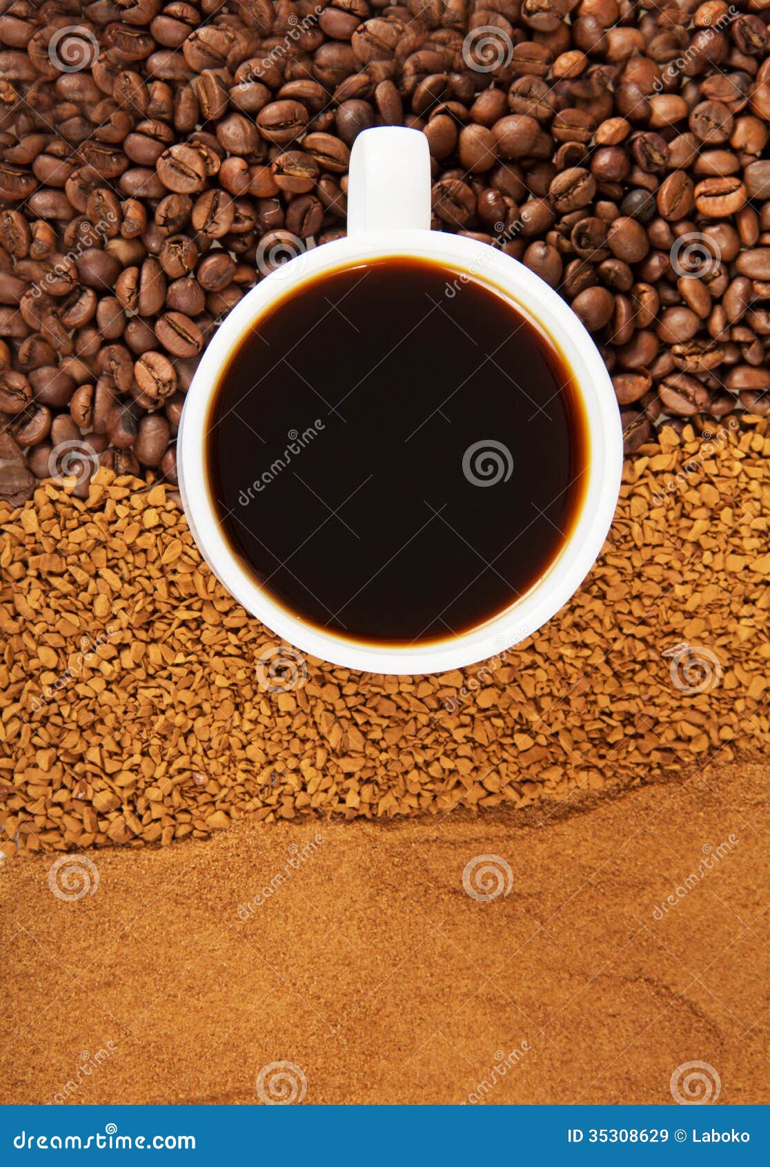 Various Texture, and Cup of Coffee Stock Image - Image of gourmet ...