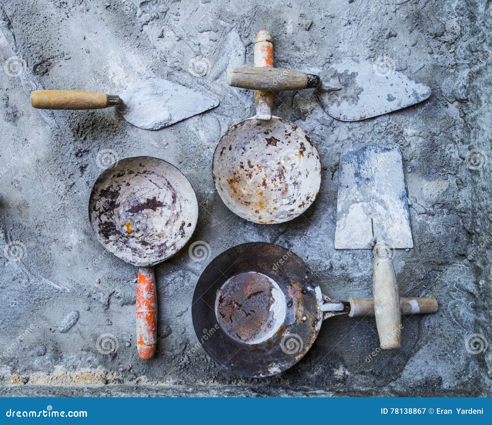 Various Tools in a Constrction Site Stock Image - Image of construction ...