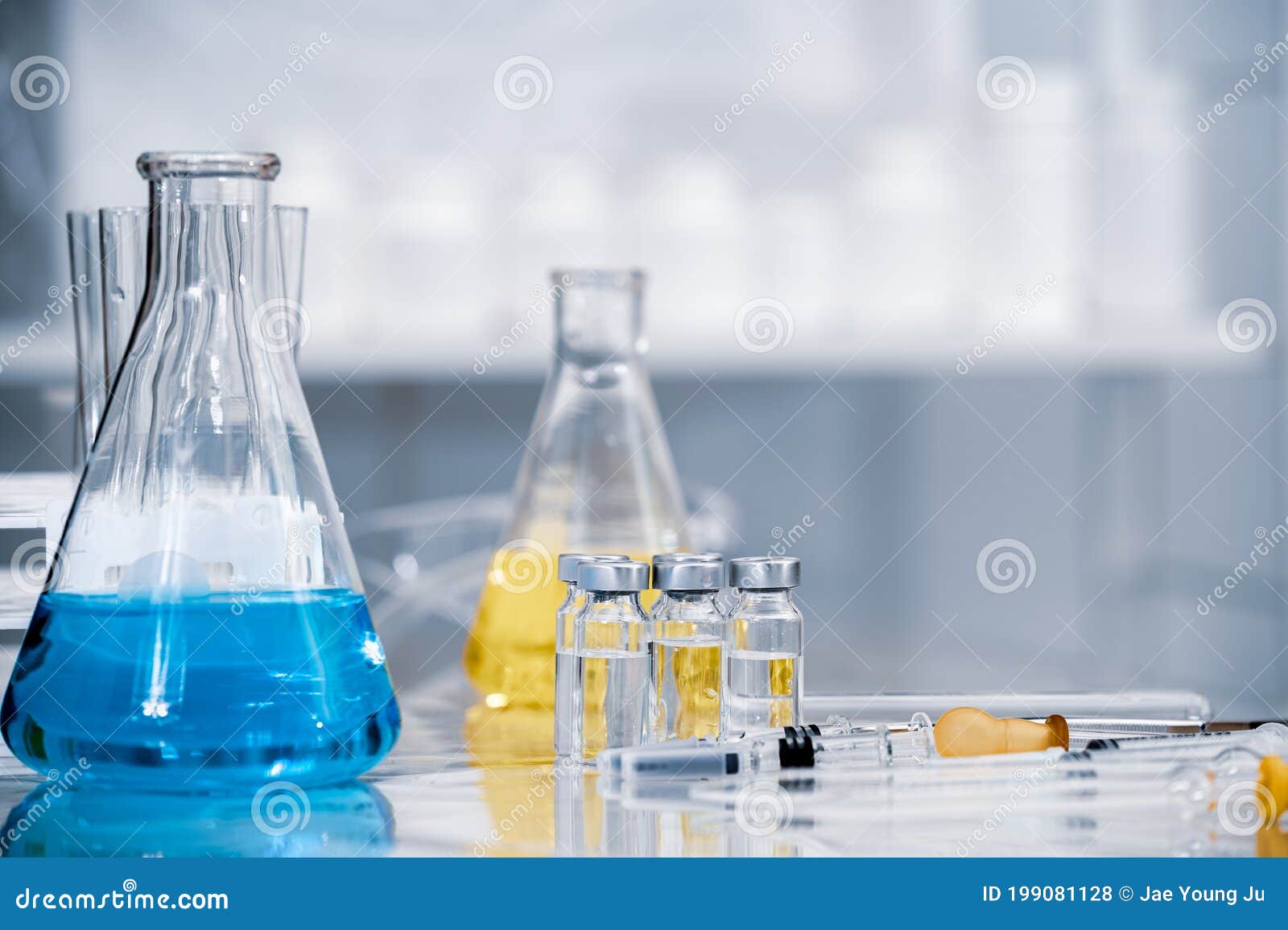 Various Tools and Containers Used in Experiments. Vaccine Development ...