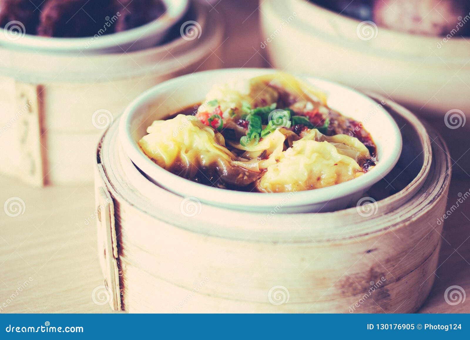 Various Traditional Chinese Dim Sum Dian Xin in Chinese Restaurant ...