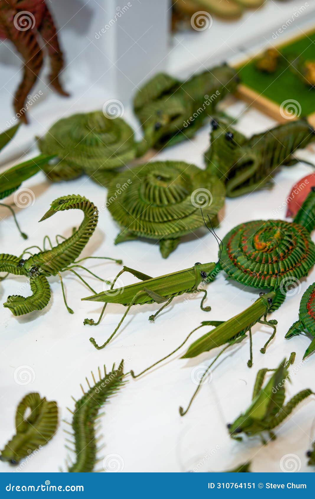 Various Traditional Chinese Handicrafts and Rattan Ornaments Stock ...