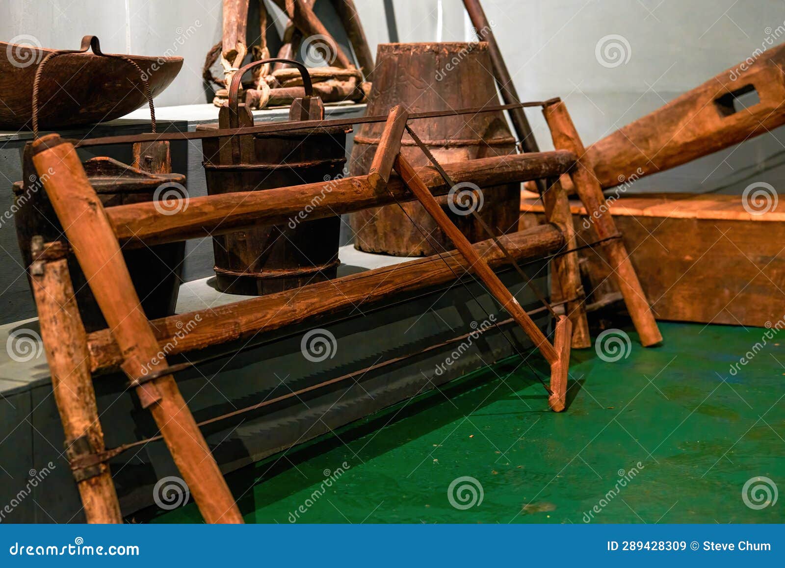 Various Traditional Woodworking Tools Close-up Stock Image - Image of ...