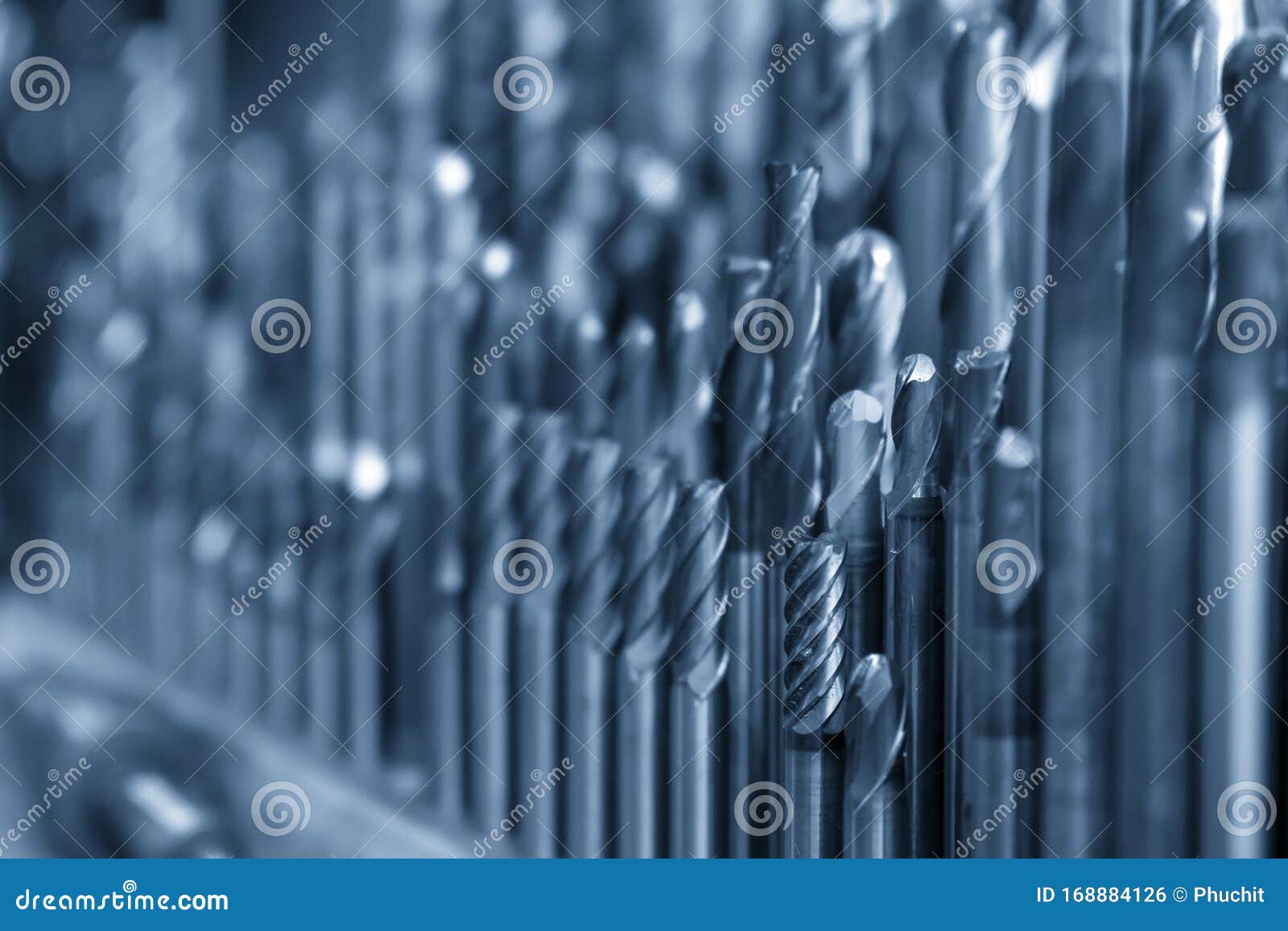 The Various Type of Cutting L Tool for CNC Milling Machine. Stock Photo ...