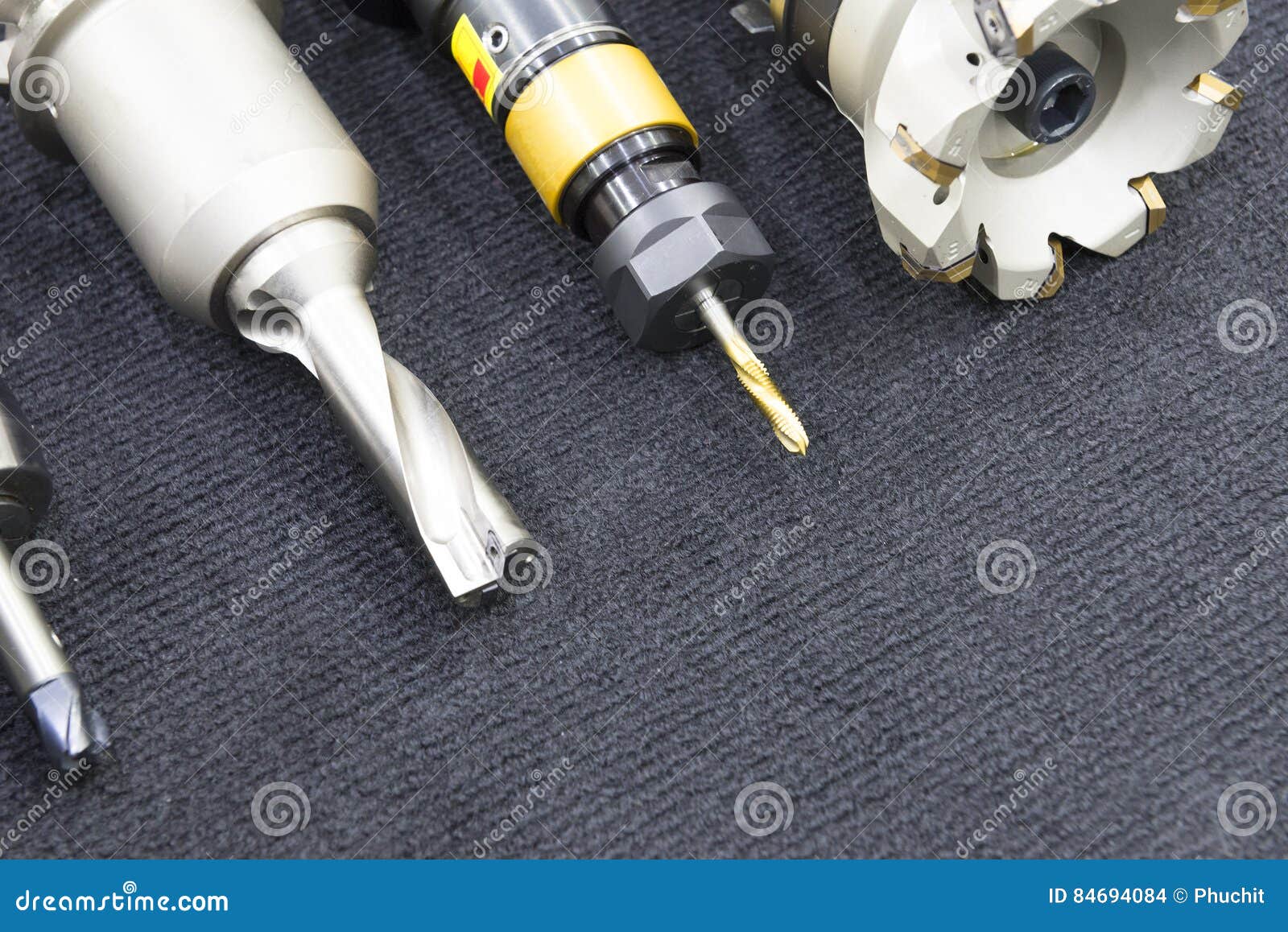 The Various Type of Cutting Tool for the CNC Machining Stock Photo ...