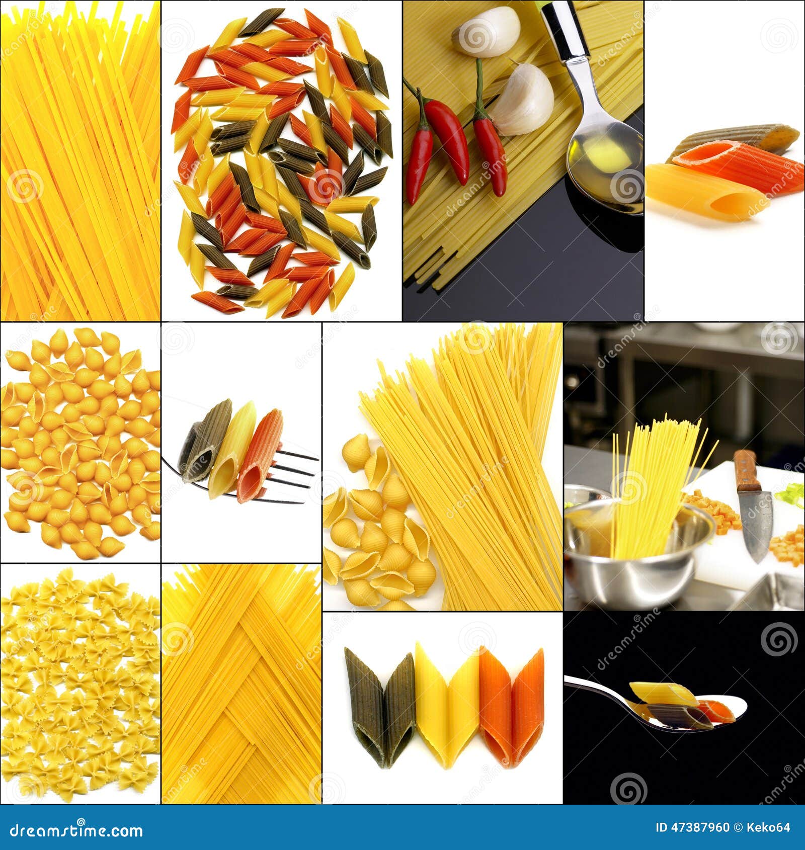 Pasta Collage Royalty-Free Stock Photo | CartoonDealer.com #20571885