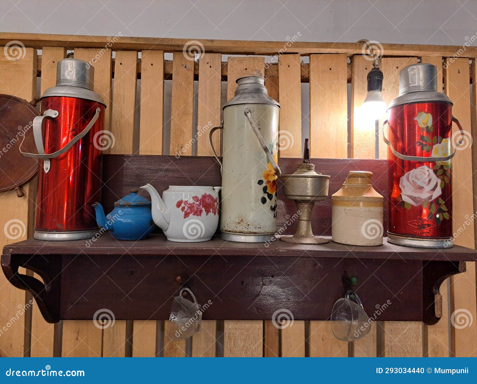 Various Types of Ancient Drinking Water Storage Places Stock Photo ...