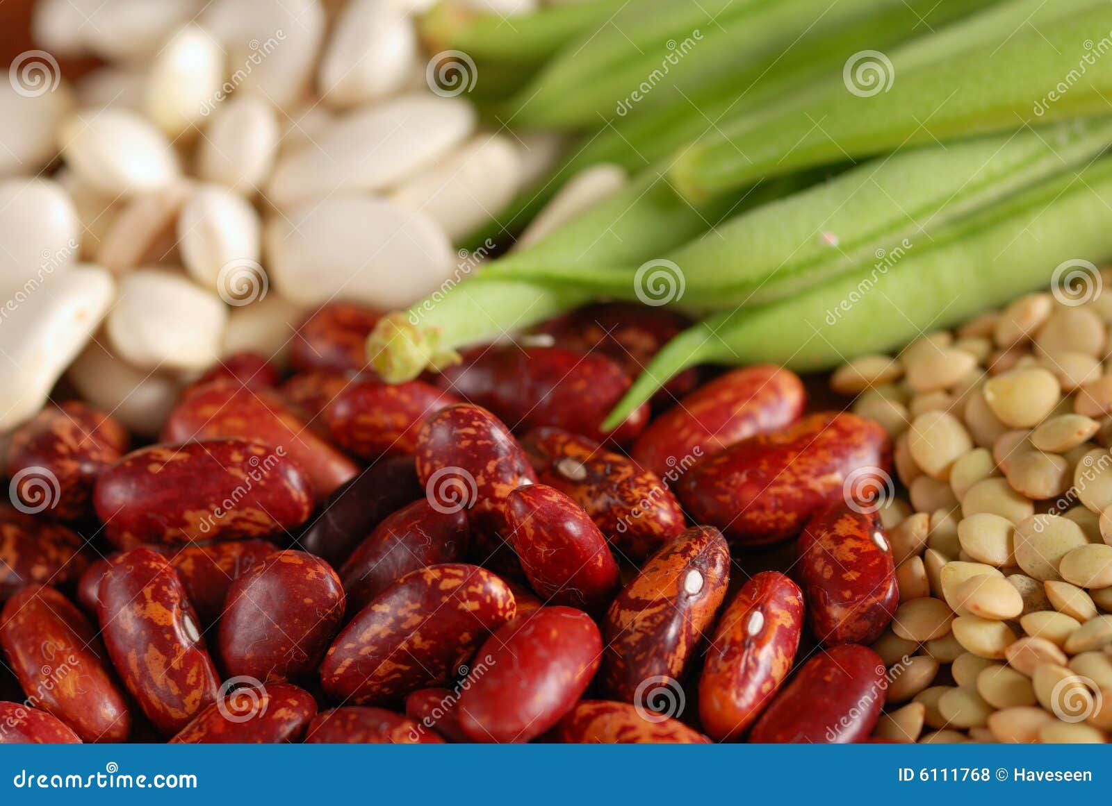 Various types of beans stock photo. Image of soybean, healthy - 6111768
