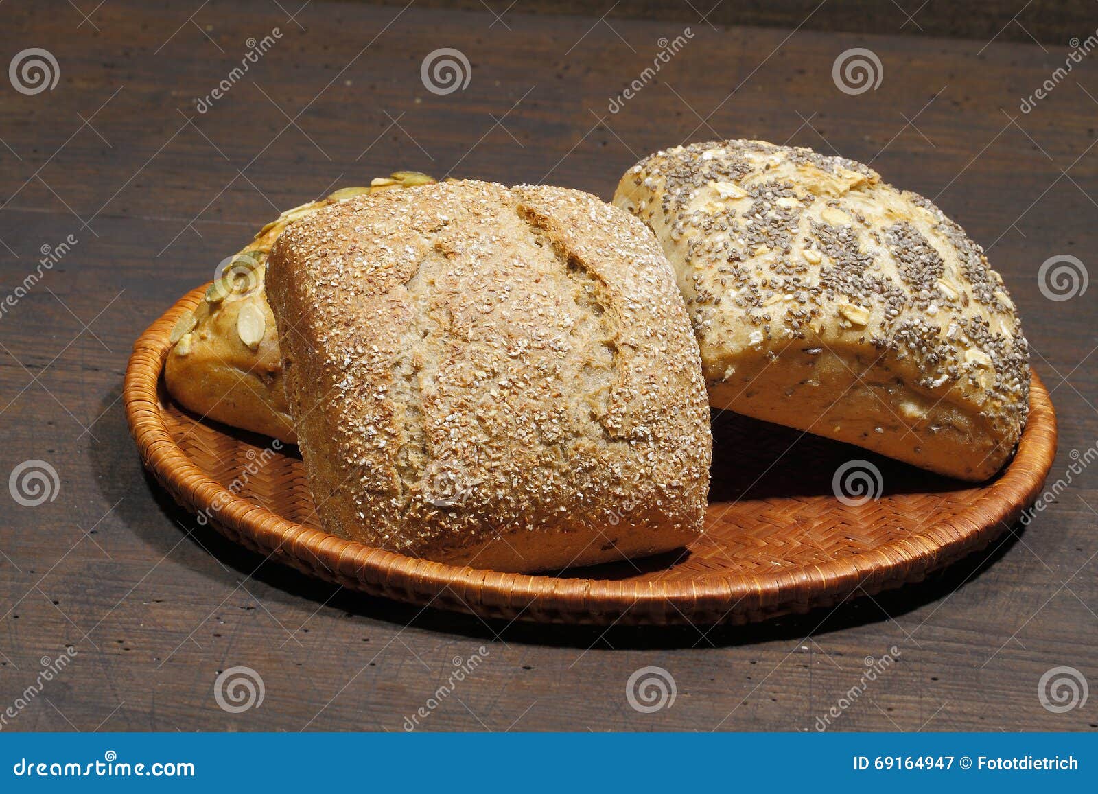 Various Types of Bread Rolls, Cakes, Bun Stock Image - Image of fresh ...
