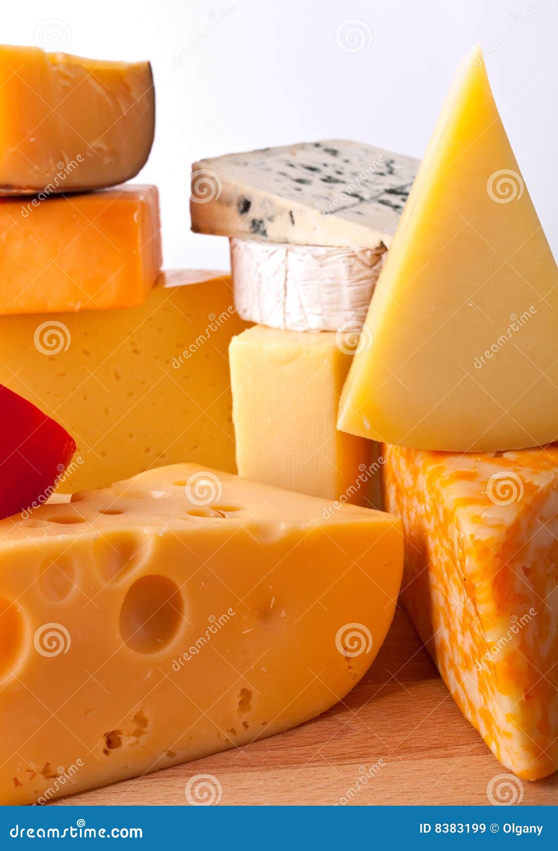 Various types of cheese stock image. Image of dining, camembert - 8383199
