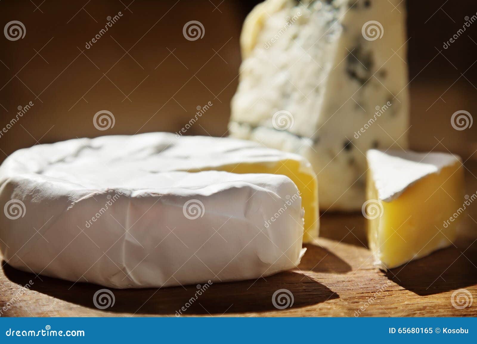 Various Types of Cheese Composition Stock Image - Image of brie, blue ...