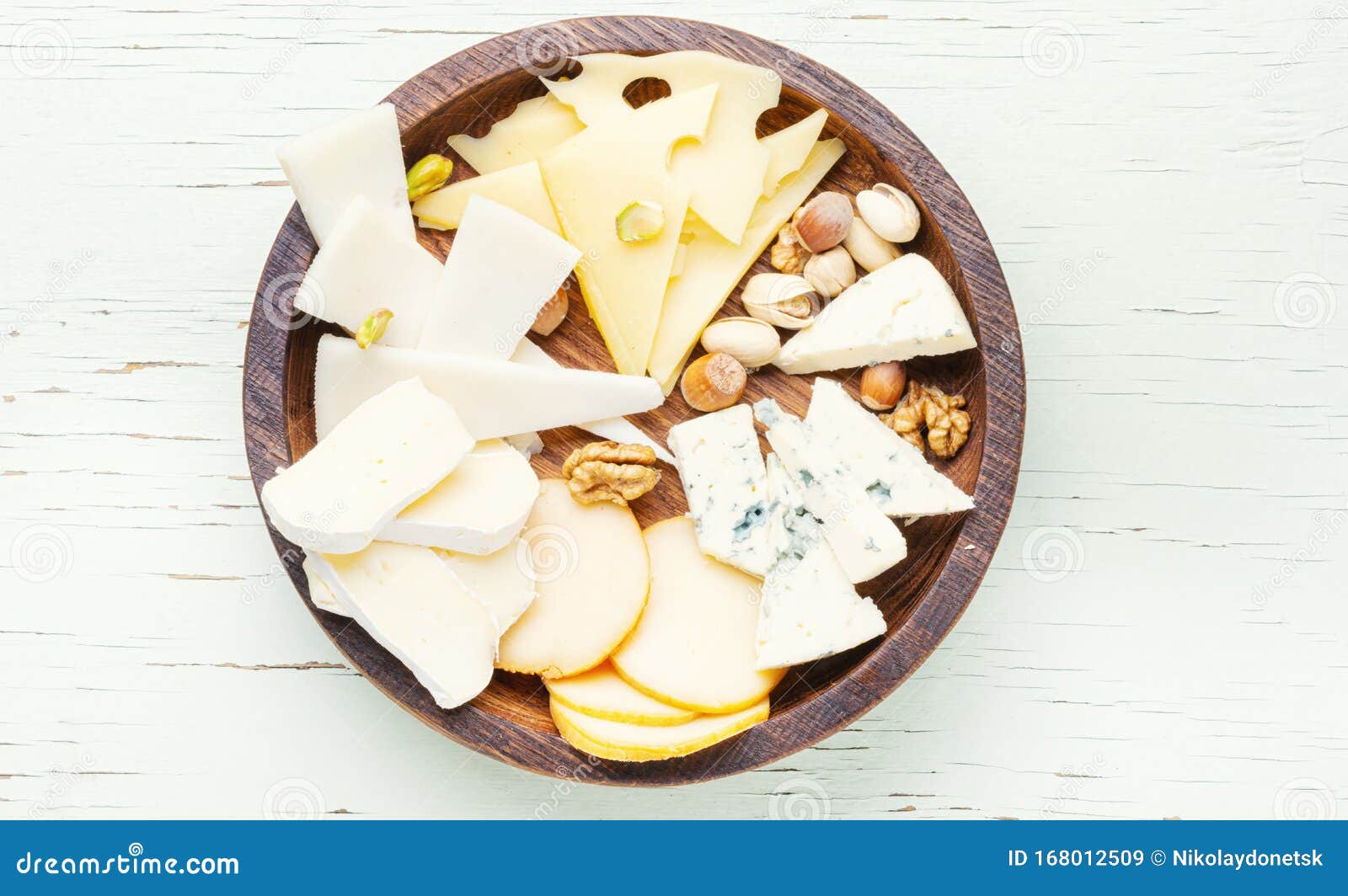 Assortment of Sliced Cheeses Stock Image - Image of italian, food ...