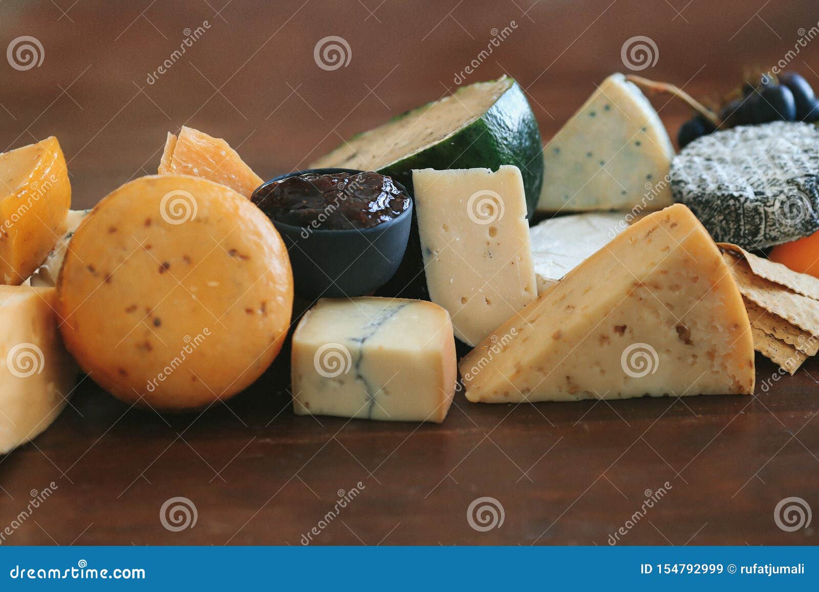 Delicious Cheese on the Table Stock Image - Image of dairy, meal: 154792999