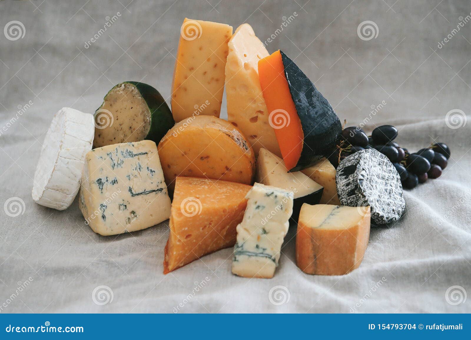 Delicious Cheese on the Table Stock Photo - Image of appetizer, dairy ...