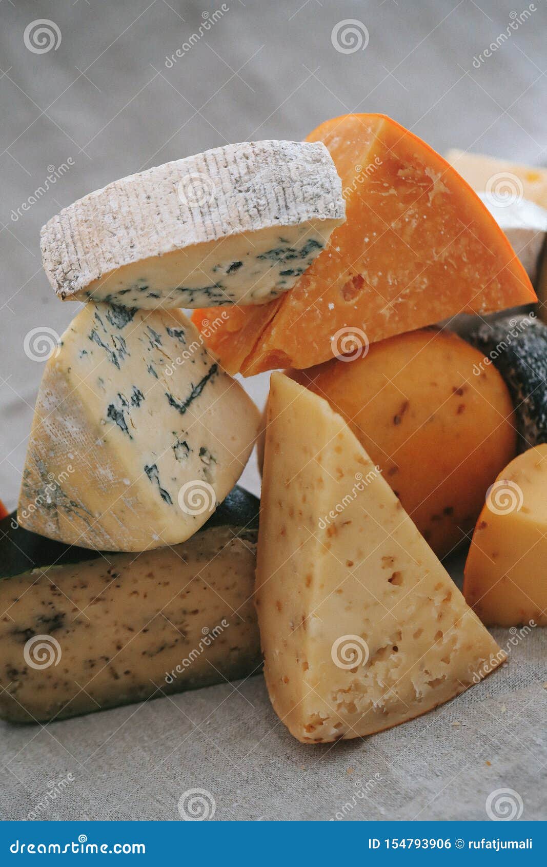 Delicious Cheese on the Table Stock Photo - Image of appetizing ...