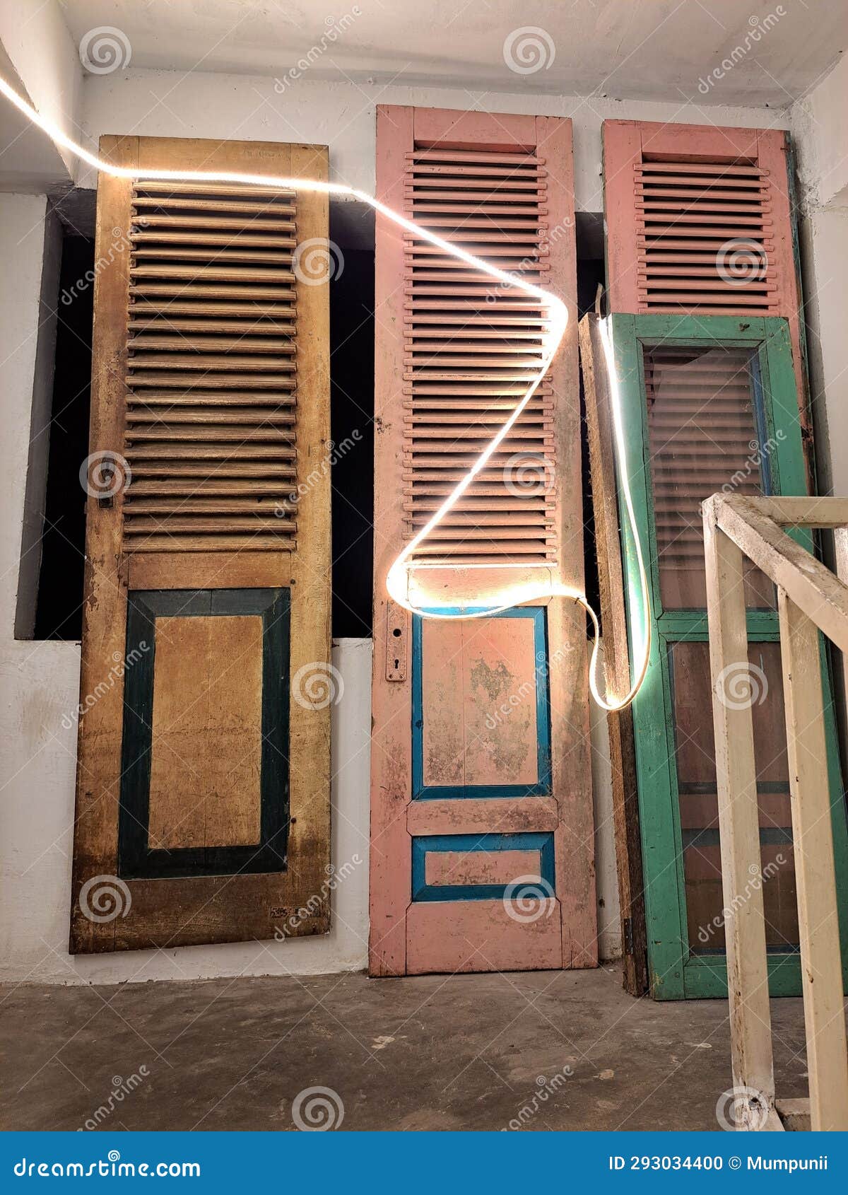 Various Types of Colorful Windows Stock Photo - Image of windows, blue ...