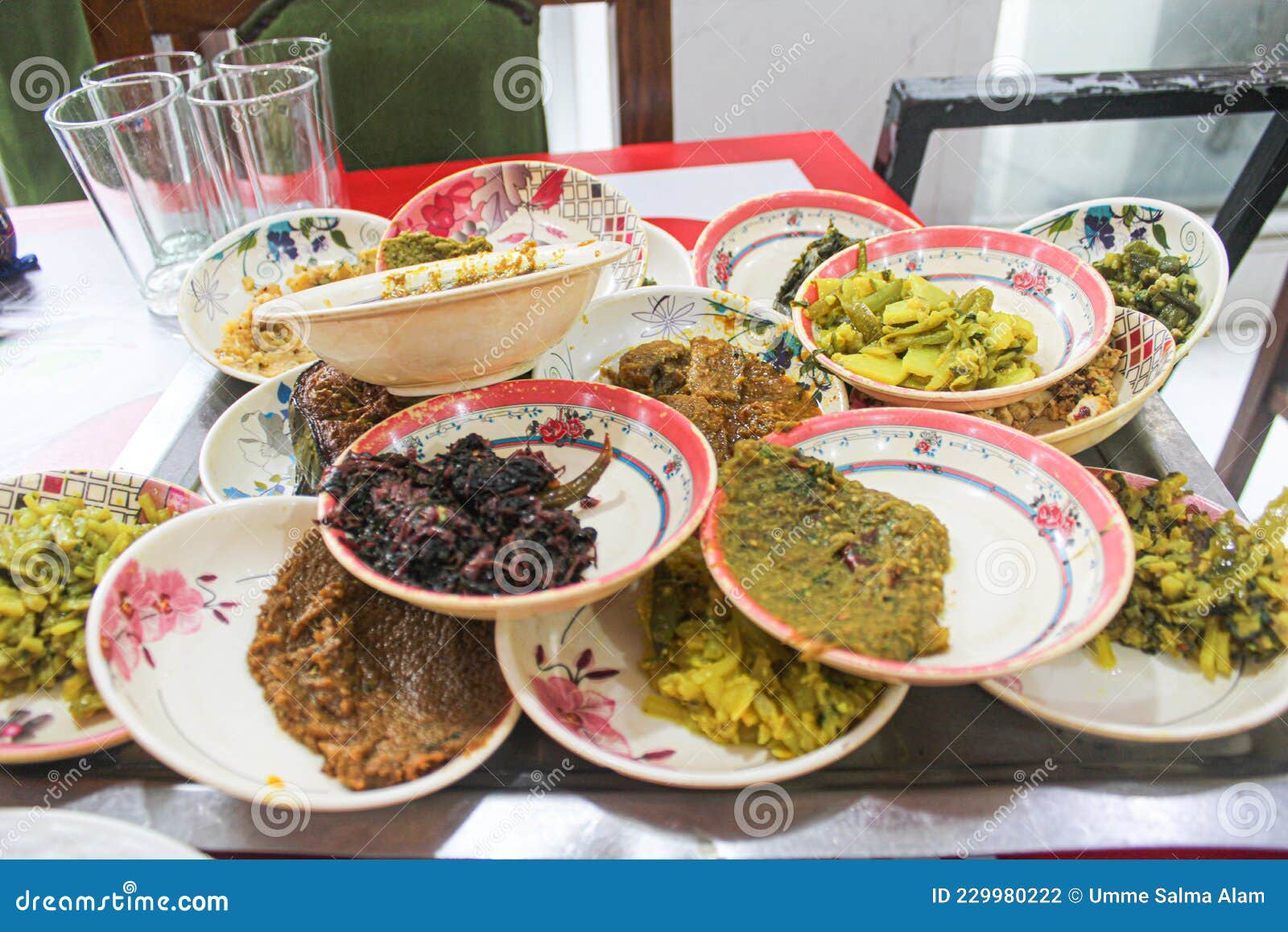 Various Types of Mashed Food Items in a Restaurant Named " Nirob Hotel ...