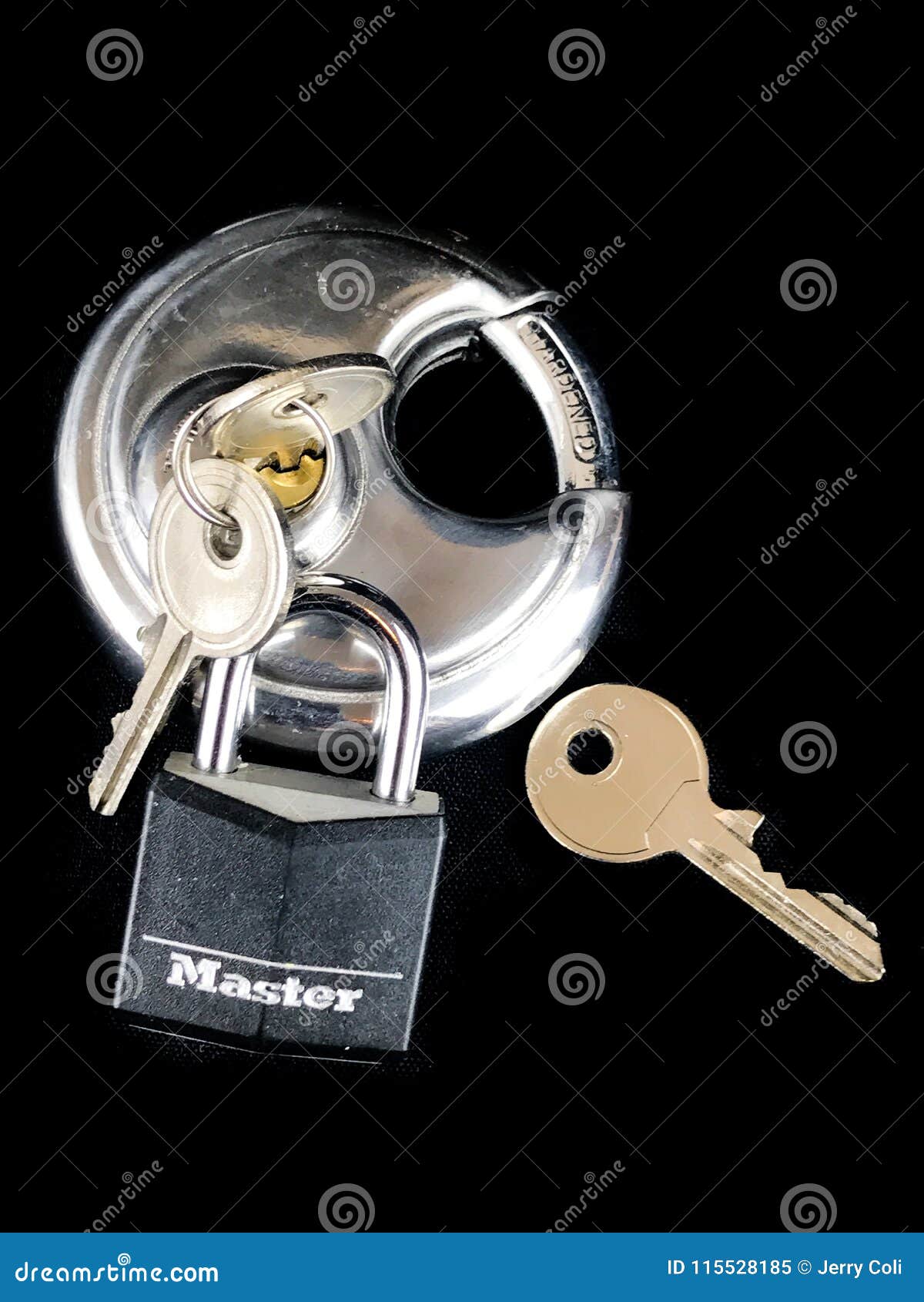 Various Types of Pad Locks and Keys Editorial Image - Image of protect ...