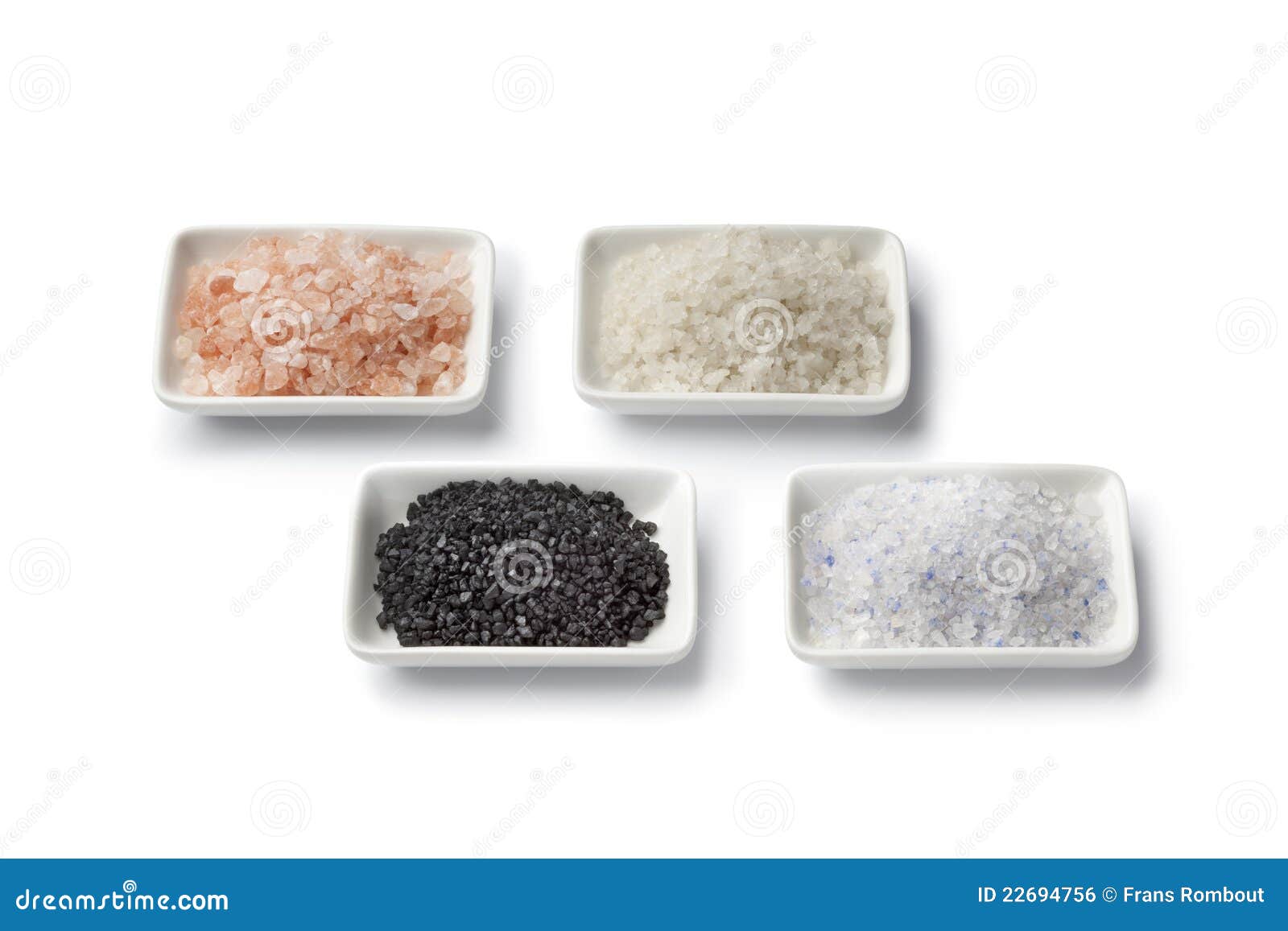 Various types of salt stock photo. Image of dishes, seasoning - 22694756