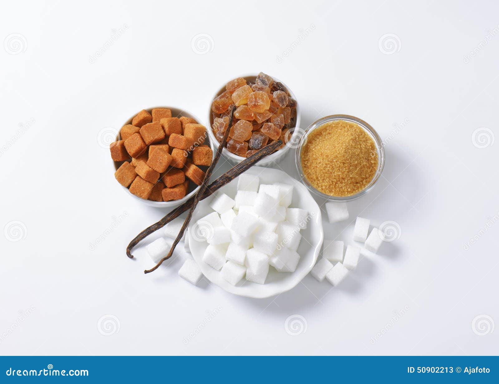 Various types of sugar stock image. Image of sweetener - 50902213