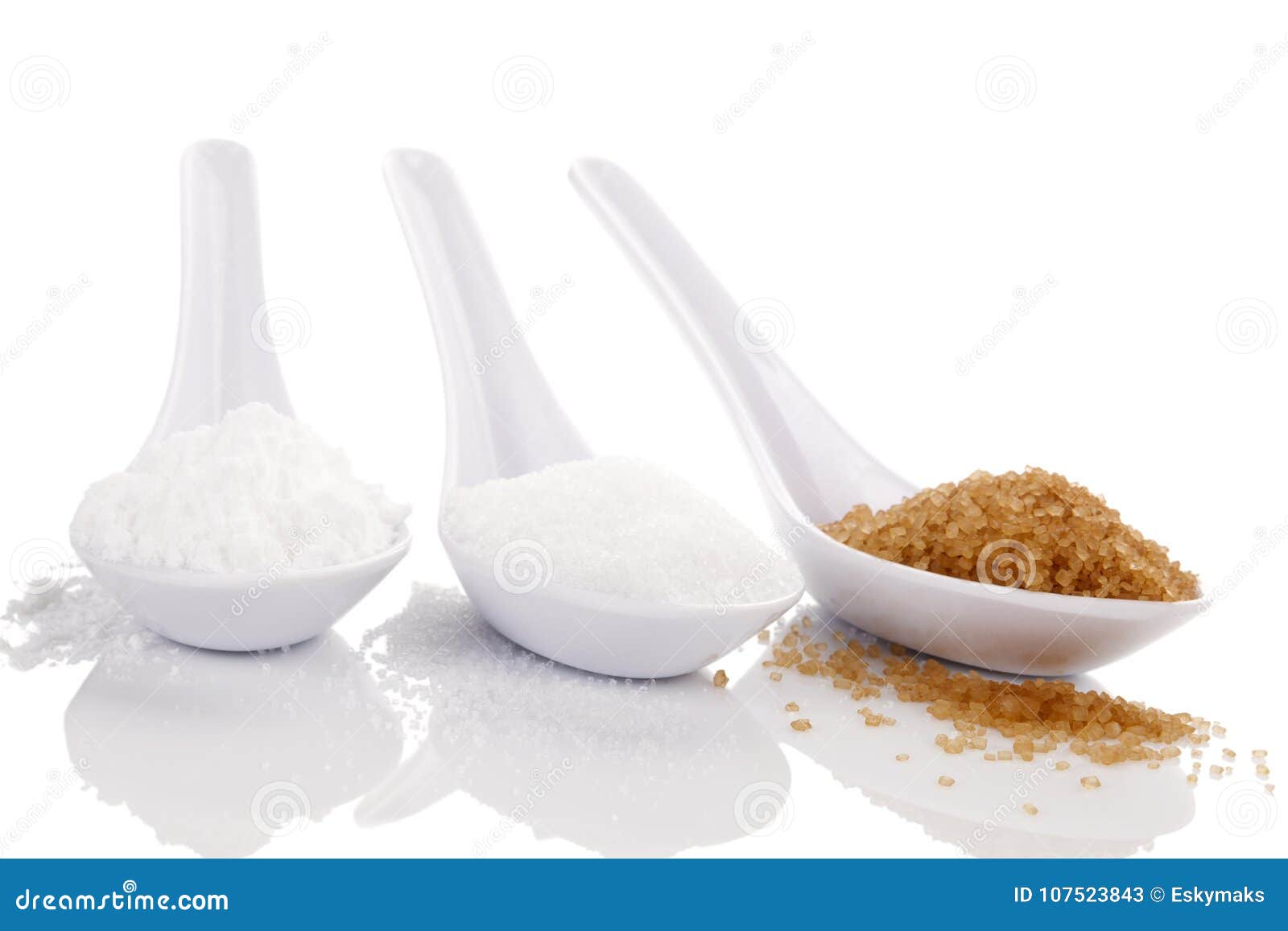 Various Types of sugar stock image. Image of kind, sugar - 107523843