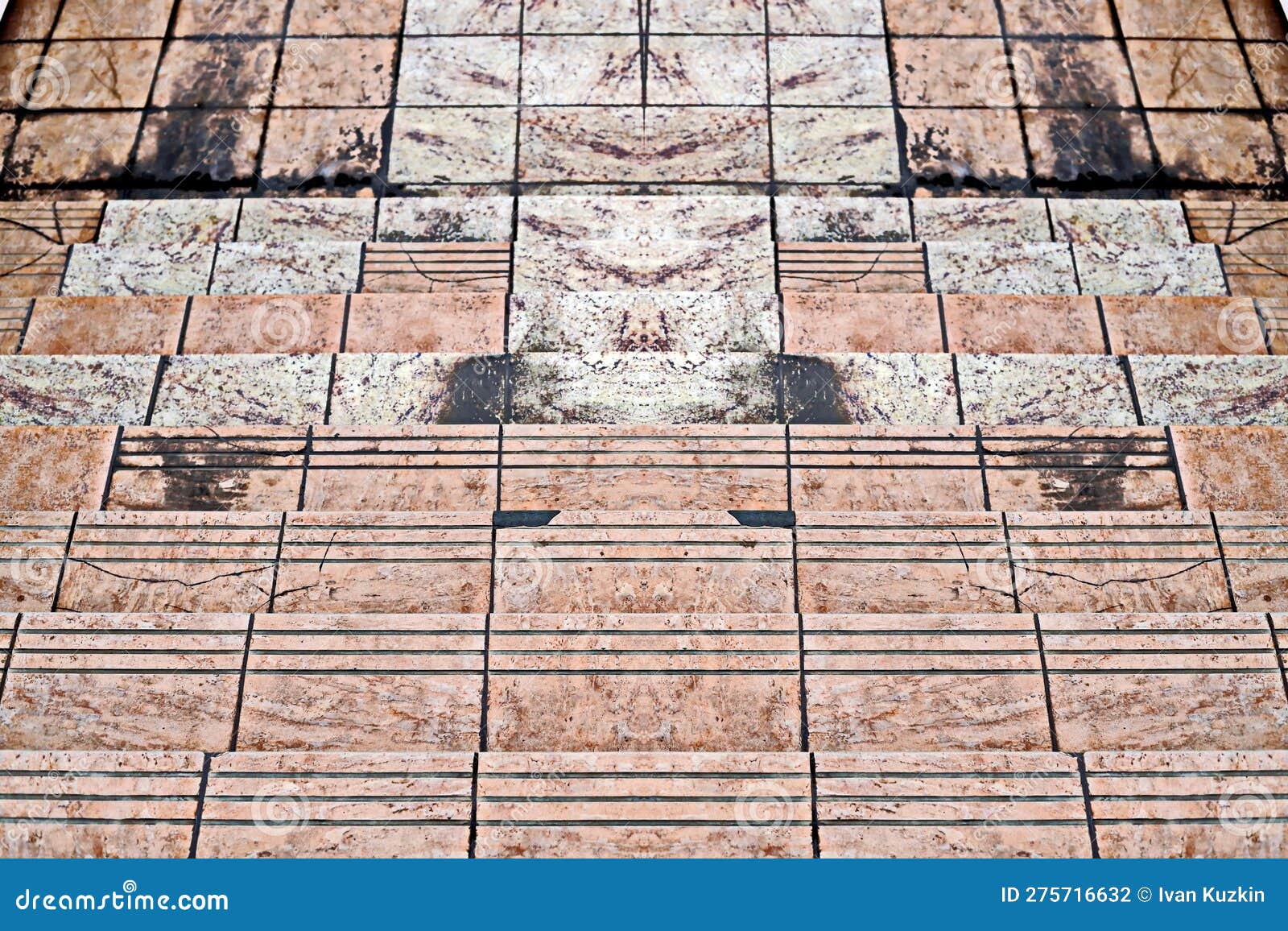 Various Types of the Tiles and Stones Used for Laying Sidewalks and ...