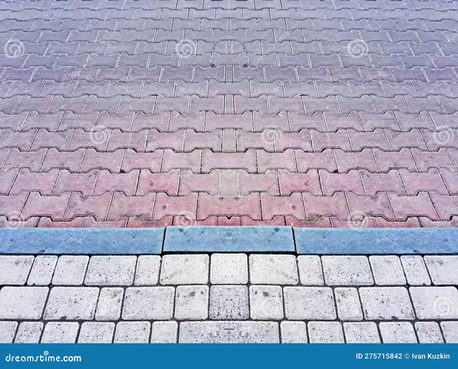 Various Types of the Tiles and Stones Used for Laying Sidewalks and ...