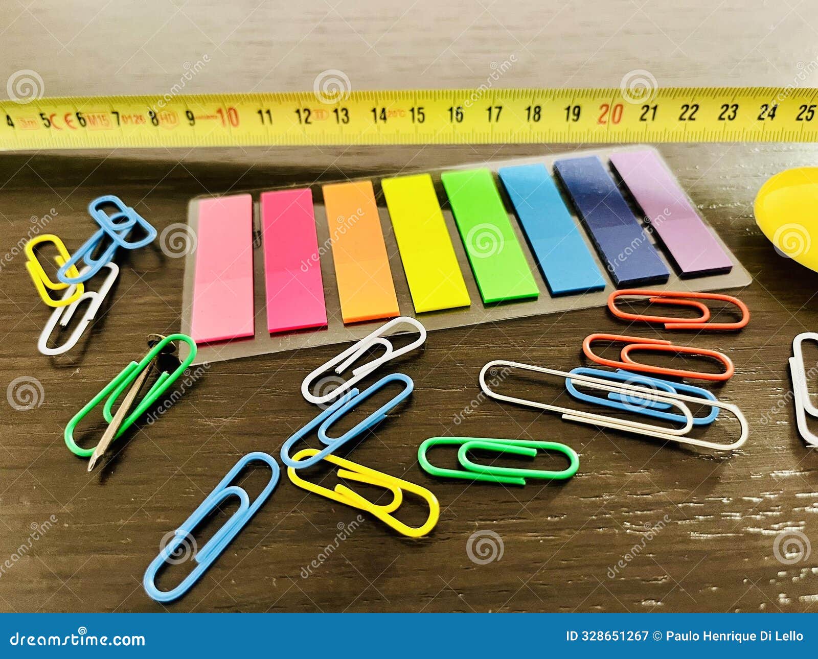 Various Utensils and Objects for Office and Study. Stock Illustration ...