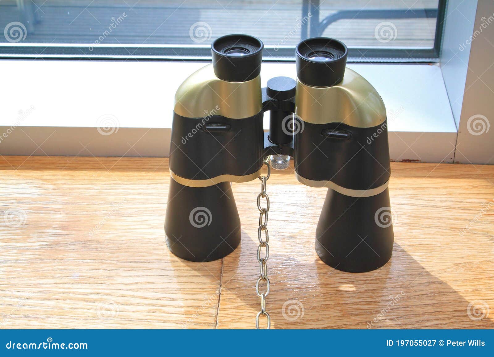 Binoculars Next To the Window Stock Image - Image of lens, misceleneous ...
