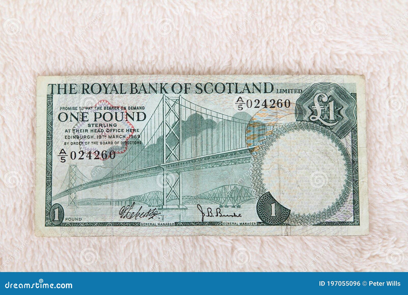 Royal Bank of Scotland One Pound Note Editorial Photo - Image of light ...