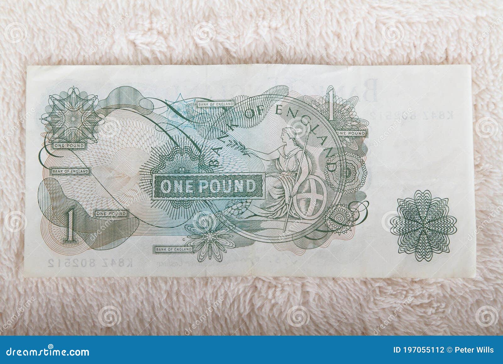 Old Bank of England One Pound Note Editorial Photography - Image of ...