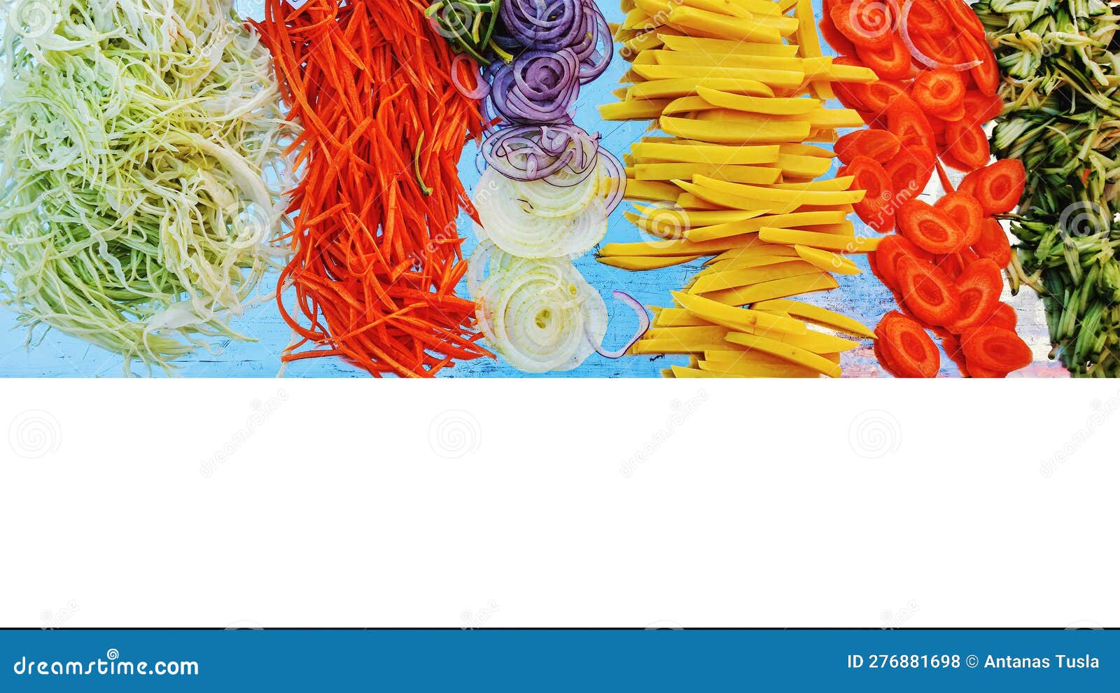 Various Vegetables Cut on a Cutting Board Stock Photo - Image of meal ...