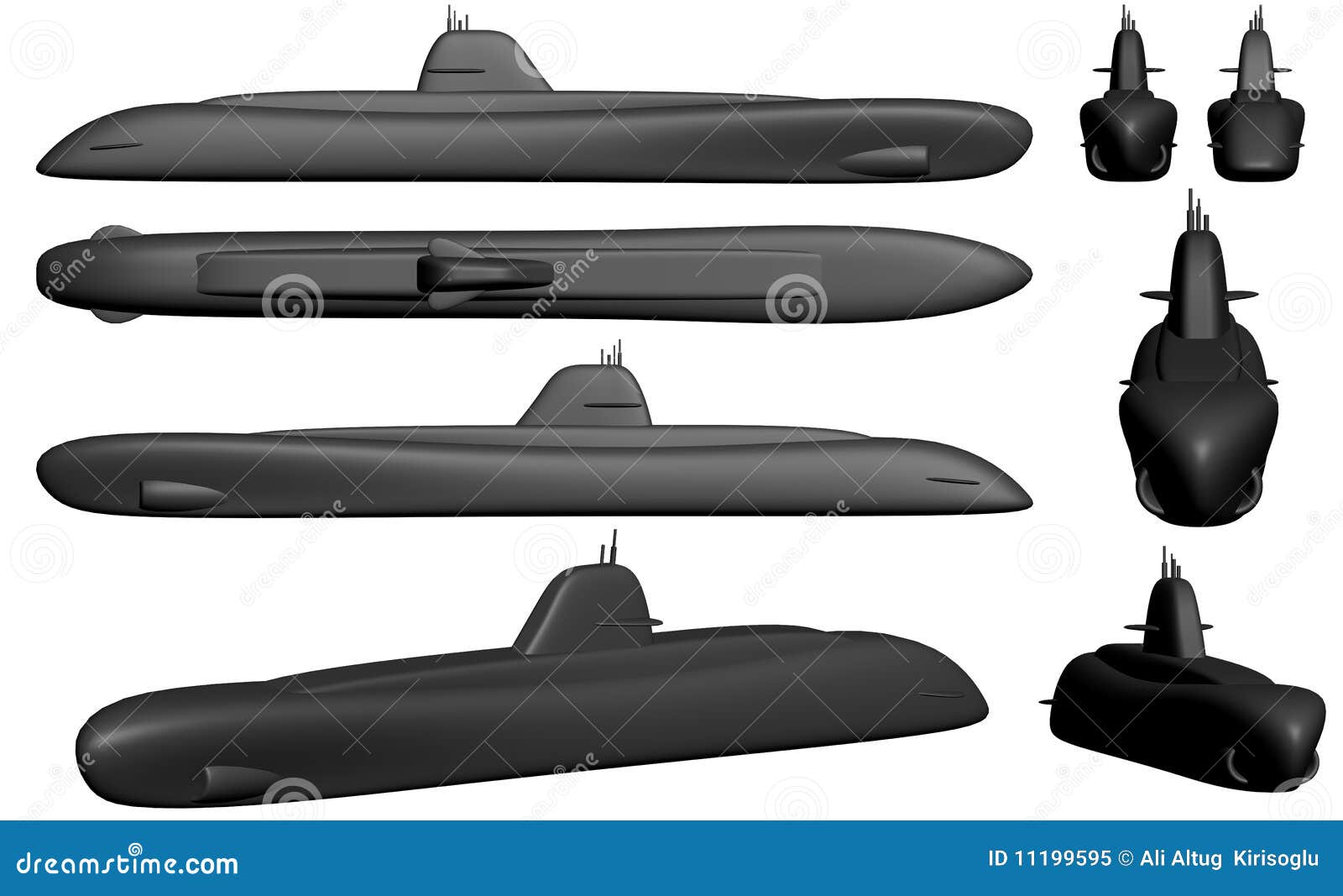 Submarine Side View