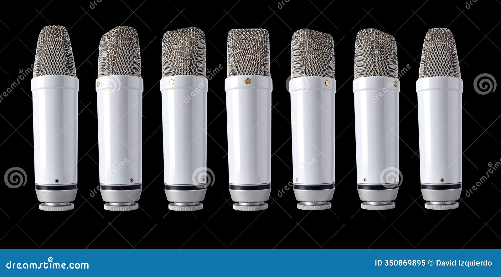 Various Views of Professional Studio Recording Microphone Black ...