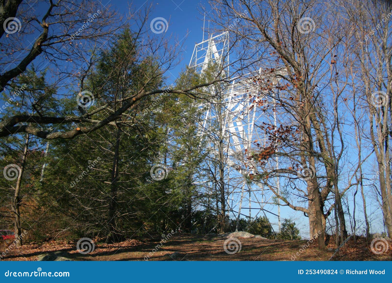 View of the Roanoke Star on Top of Mill Mountain, Roanoke, Virginia ...