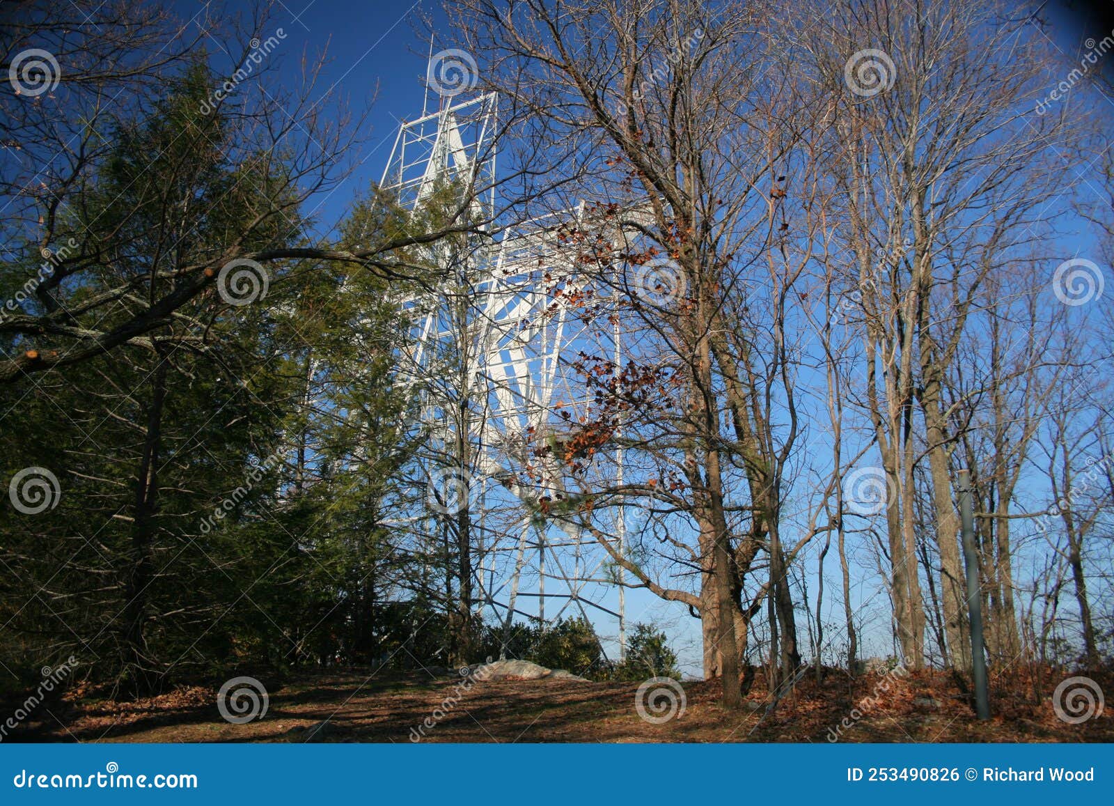 View of the Roanoke Star on Top of Mill Mountain, Roanoke, Virginia ...