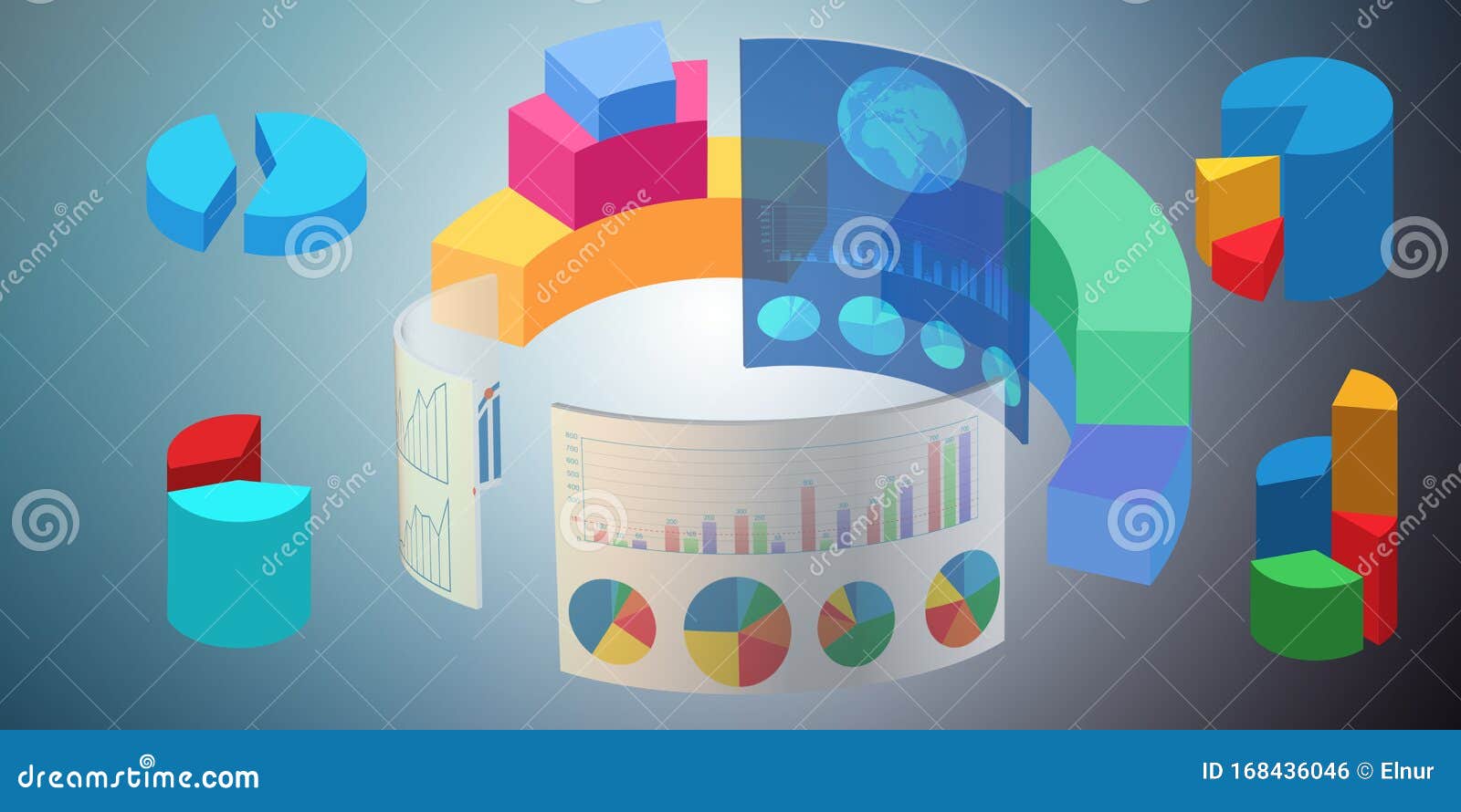 Various Visualisation at Trading Environment - 3d Rendering Stock ... Various Visualisation at Trading Environment - 3d Rendering Stock ...